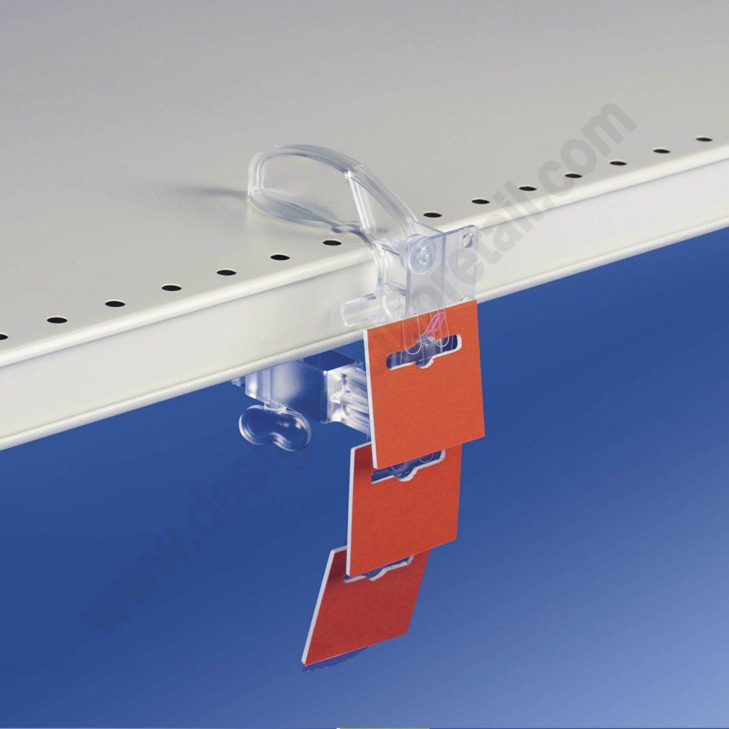 Merchandising supports - shelf clamps | Designerclub Retail