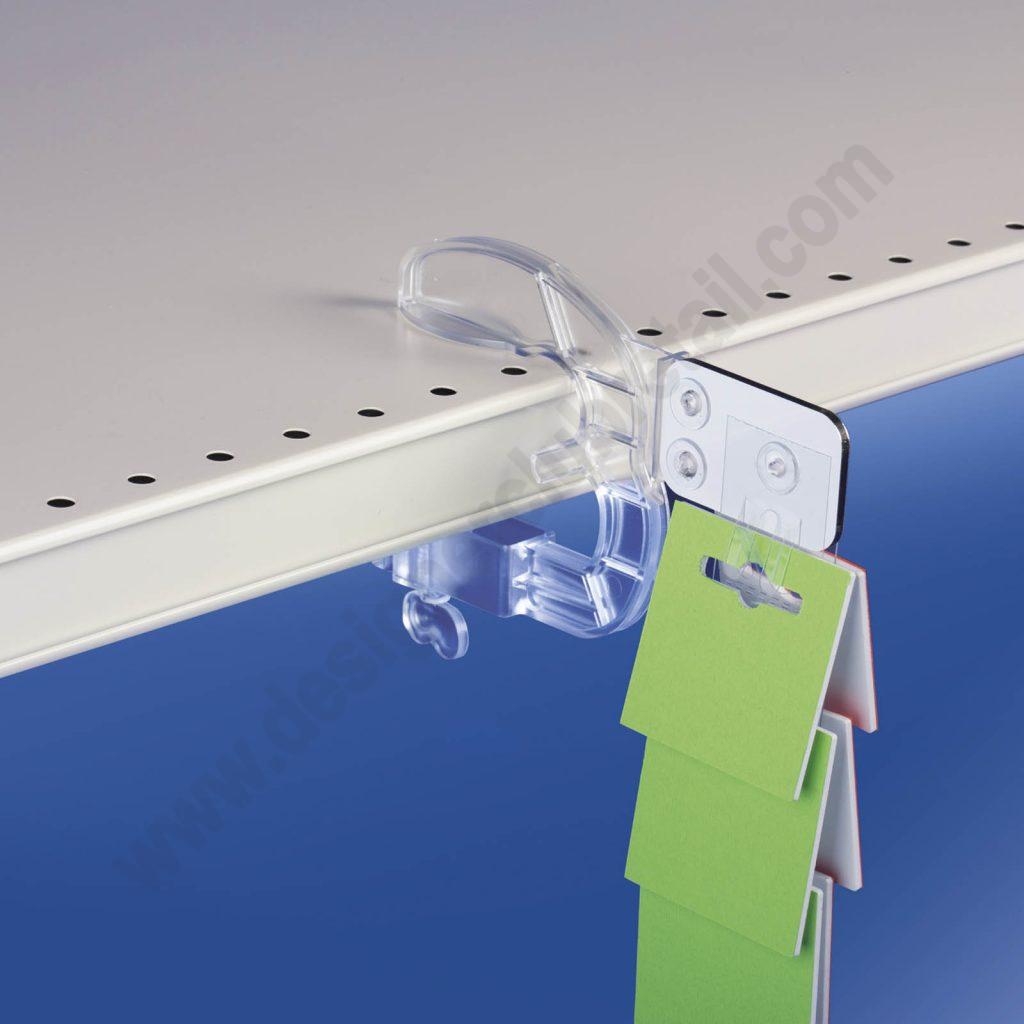 Merchandising supports - shelf clamps | Designerclub Retail